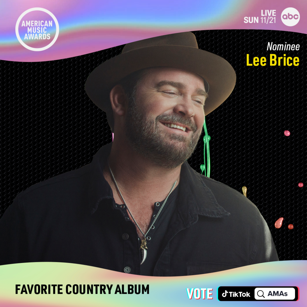 Lee Brice Scores First American Music Award Nomination for Latest Album ...