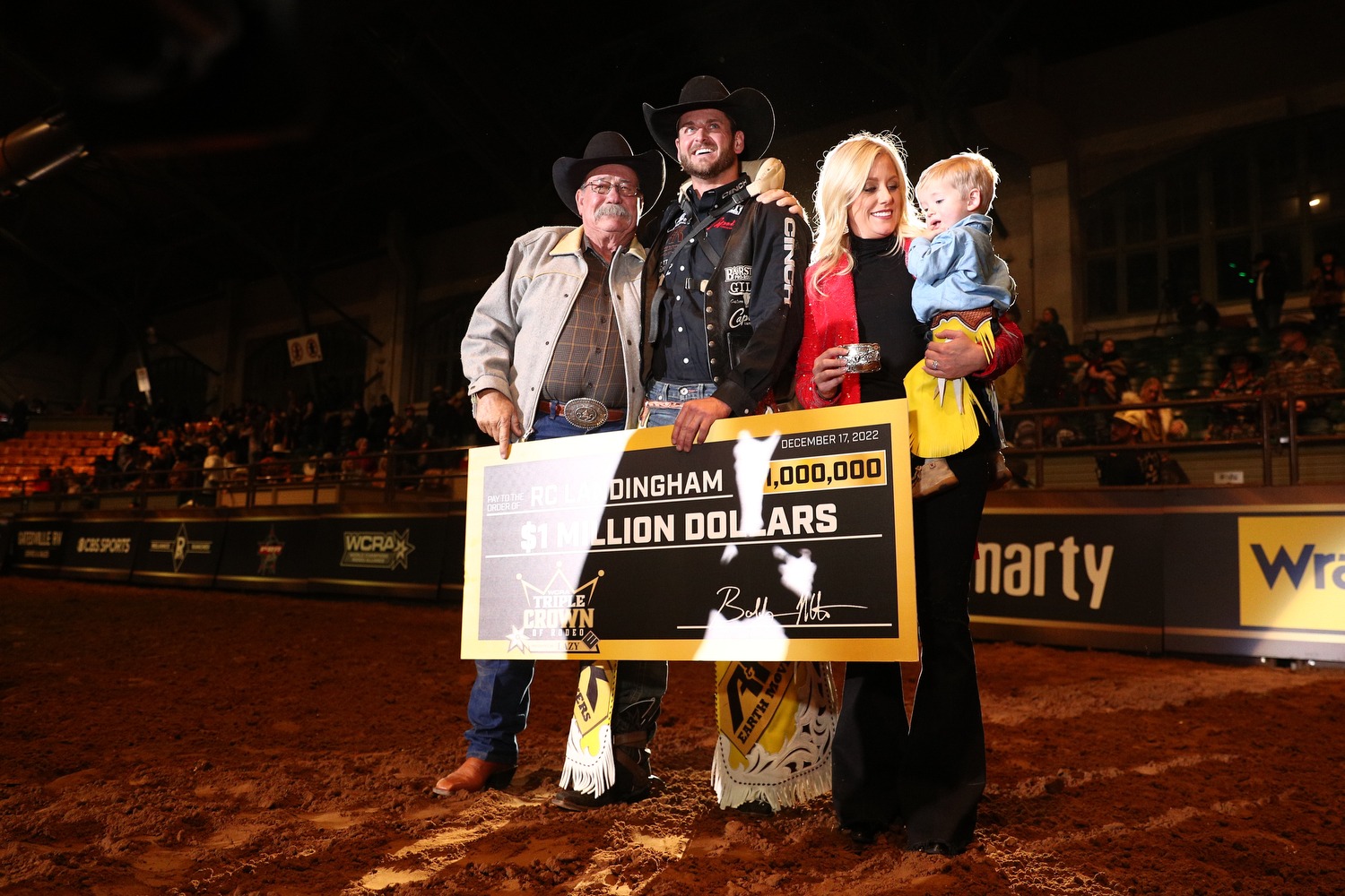 RC LANDINGHAM BECOMES THE FIRST VICTOR OF THE TRIPLE CROWN OF RODEO TO ...