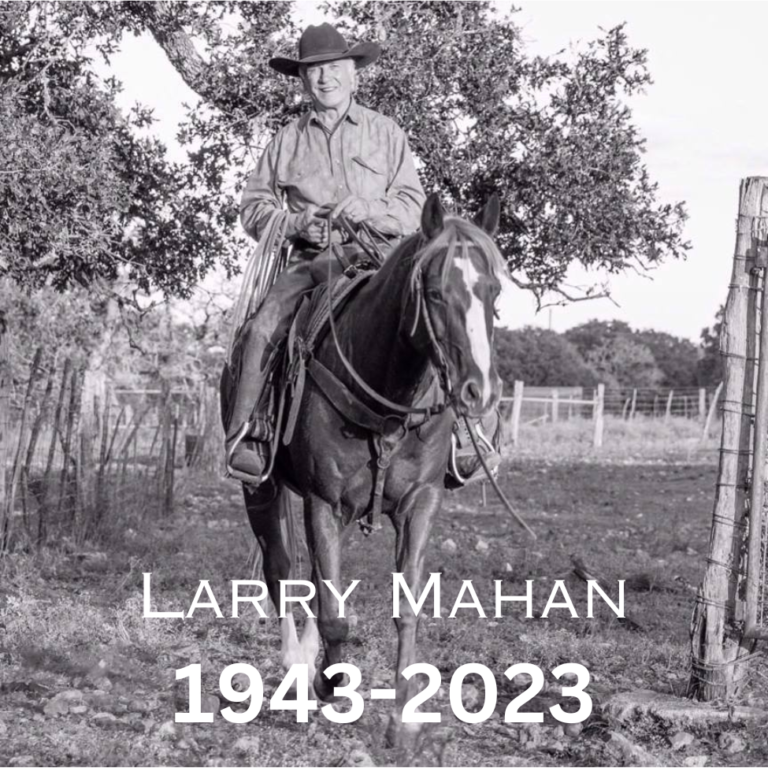 MEMORIAL SERVICE FOR LEGENDARY COWBOY LARRY MAHAN ANNOUNCED FOR MAY 16 ...