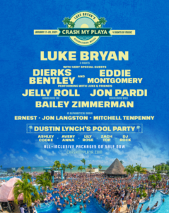 LUKE BRYAN ANNOUNCES FINAL TALENT LINEUP FOR "CRASH MY PLAYA" - TENN ...
